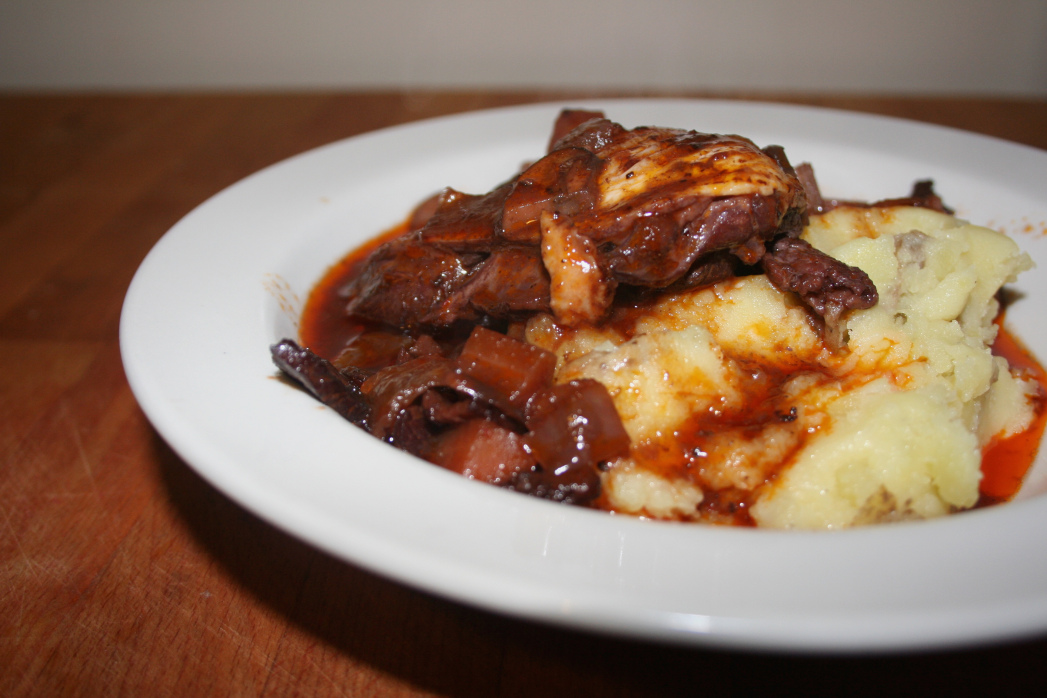 Jamaican Food: One Pot Coq au Vin with Garlic Mashed Potatoes Recipe ...