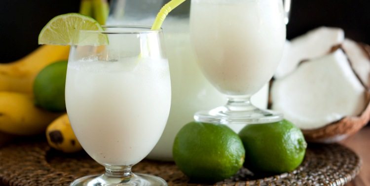 Treasures of Colombia: Limonada de Coco (Coconut Lemonade) – Jamaica ...